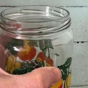 Vintage | Kitchen | Vintage Solmaz Mercan Retro Glass Jar Strawberry ...